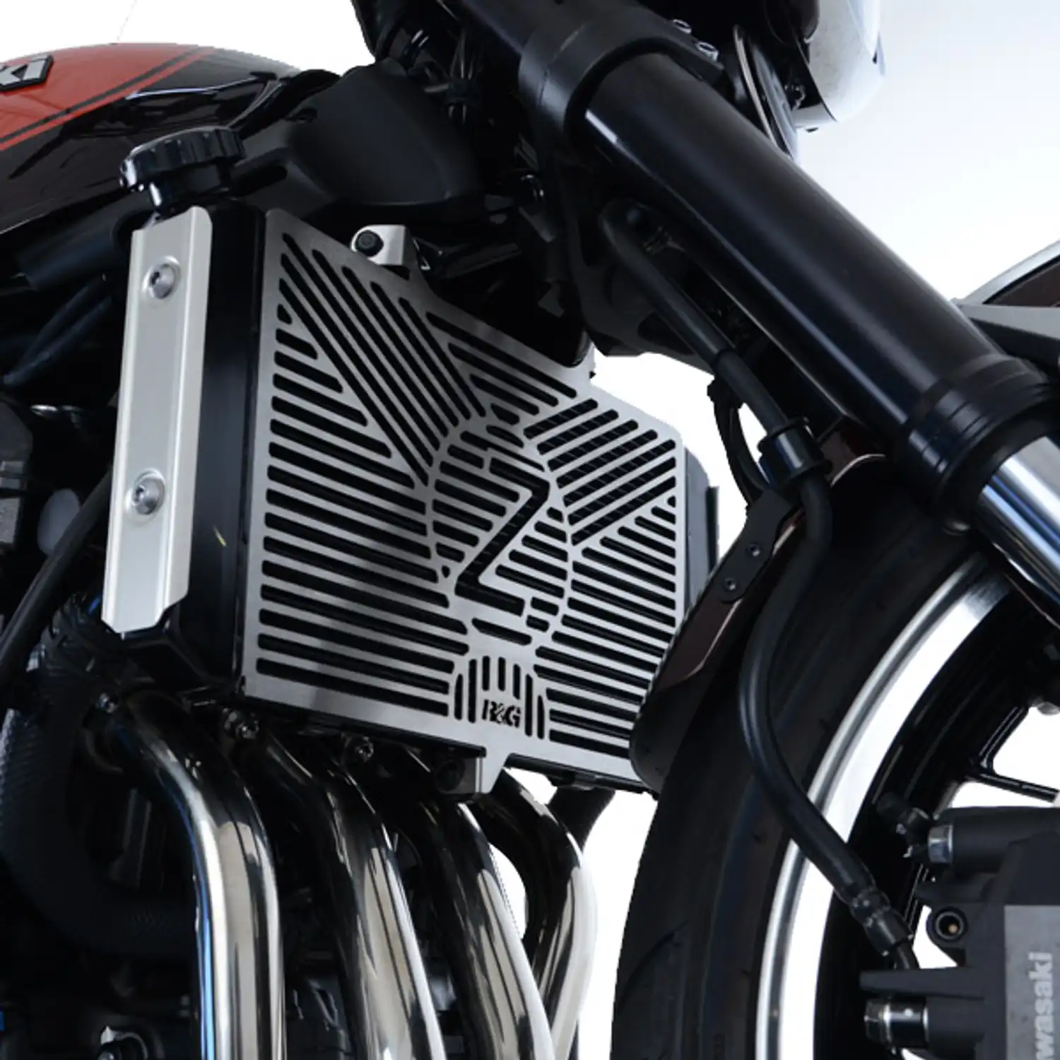 Branded Radiator Guard For Kawasaki Z900RS '18-'20