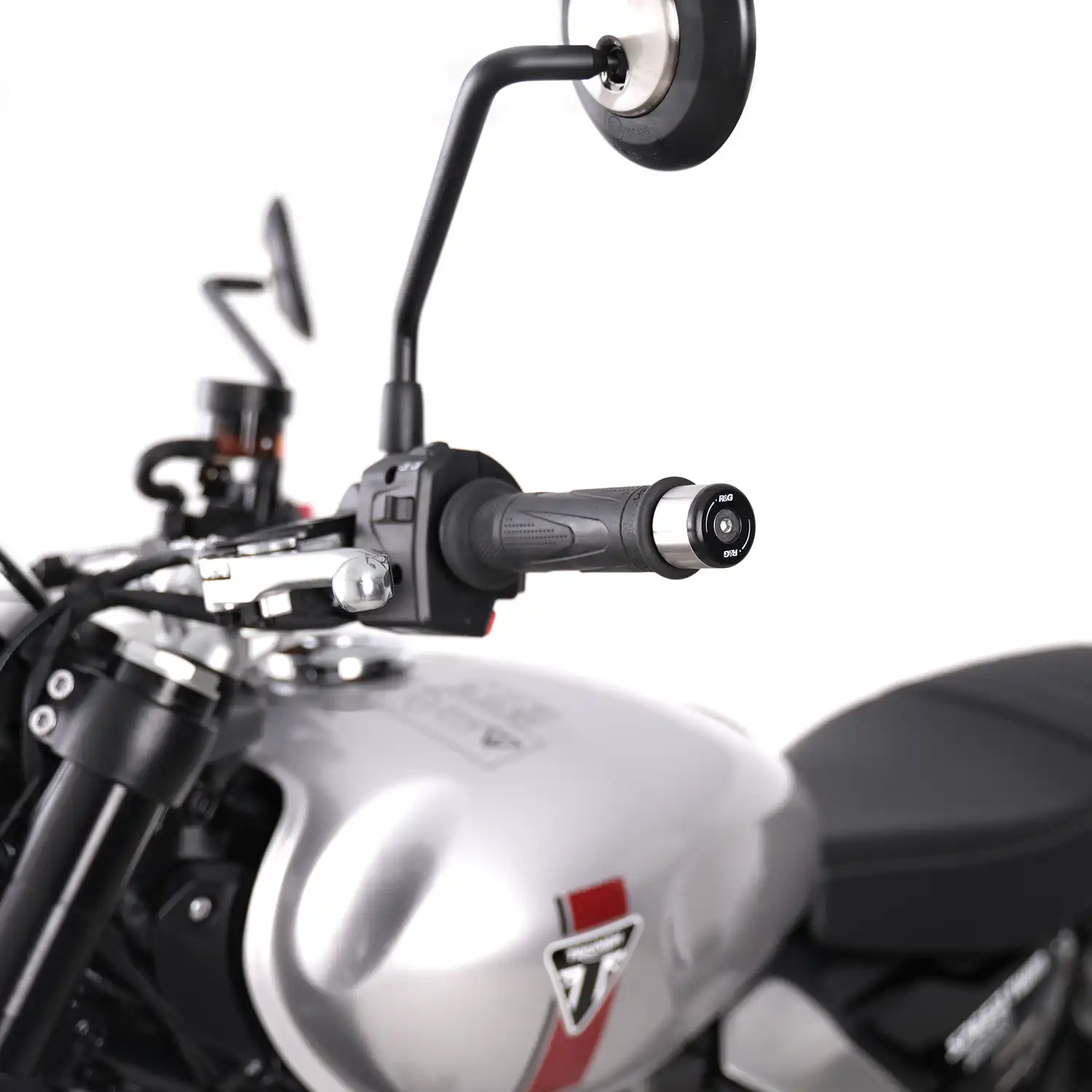 Bar End Sliders for the Triumph Street Twin '16-, Speed Twin 1200 ’19 ...