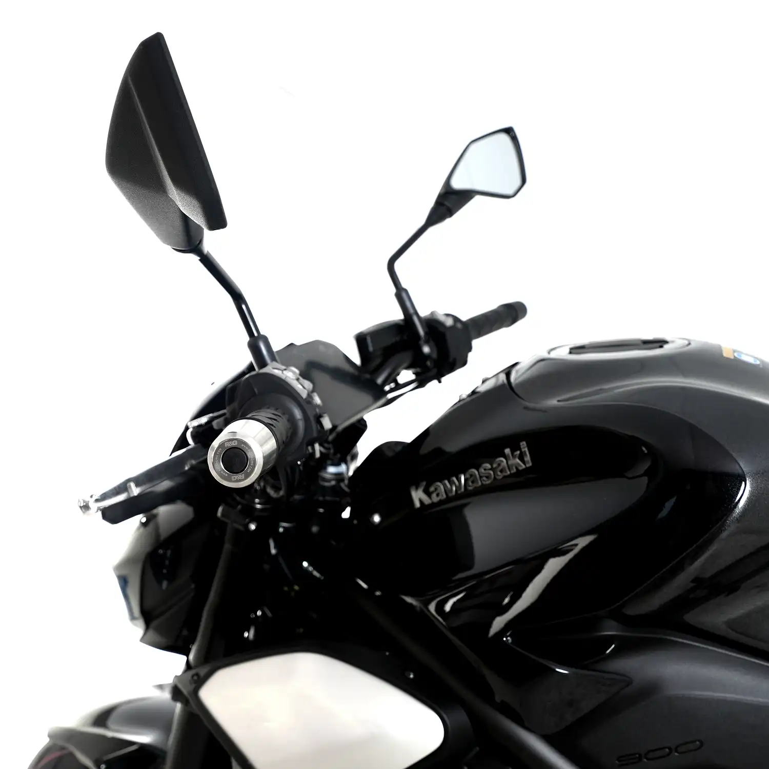 R&G Stainless Steel Bar Ends for Kawasaki Z900RS '18- '24, Z900 '17 ...