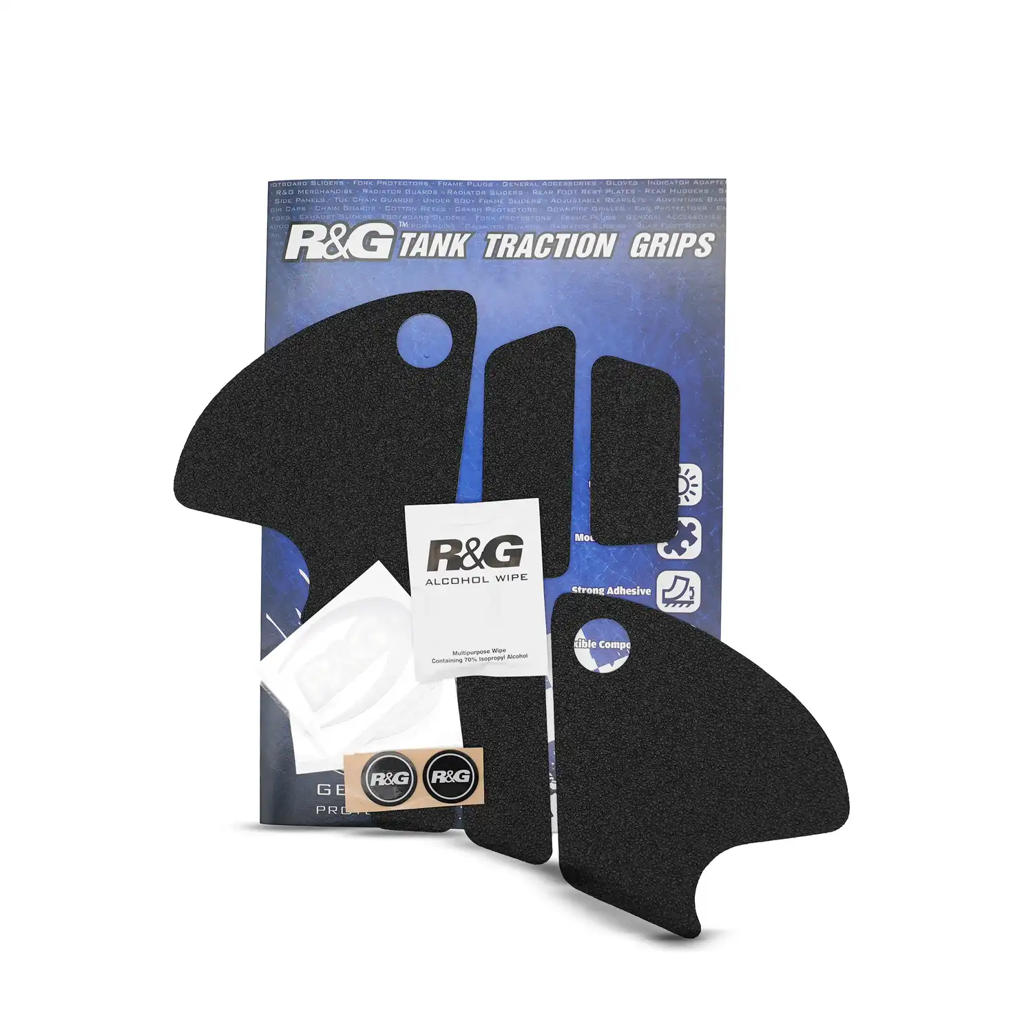 R&G Tank Traction Grips for Yamaha YZF-R125 '23-