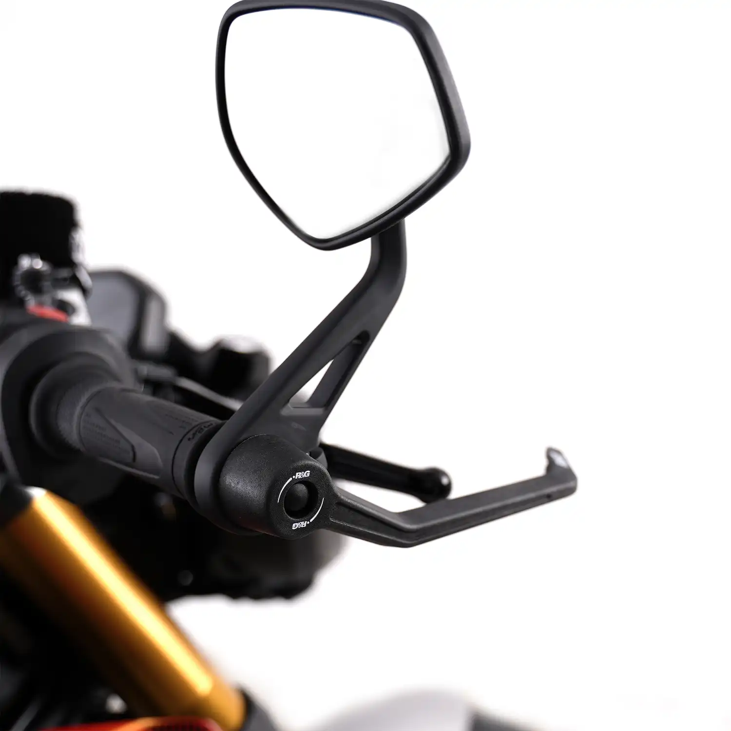 R&G Interlock Brake Lever Guard & LHS Bar End Slider kit for Suzuki DR ...