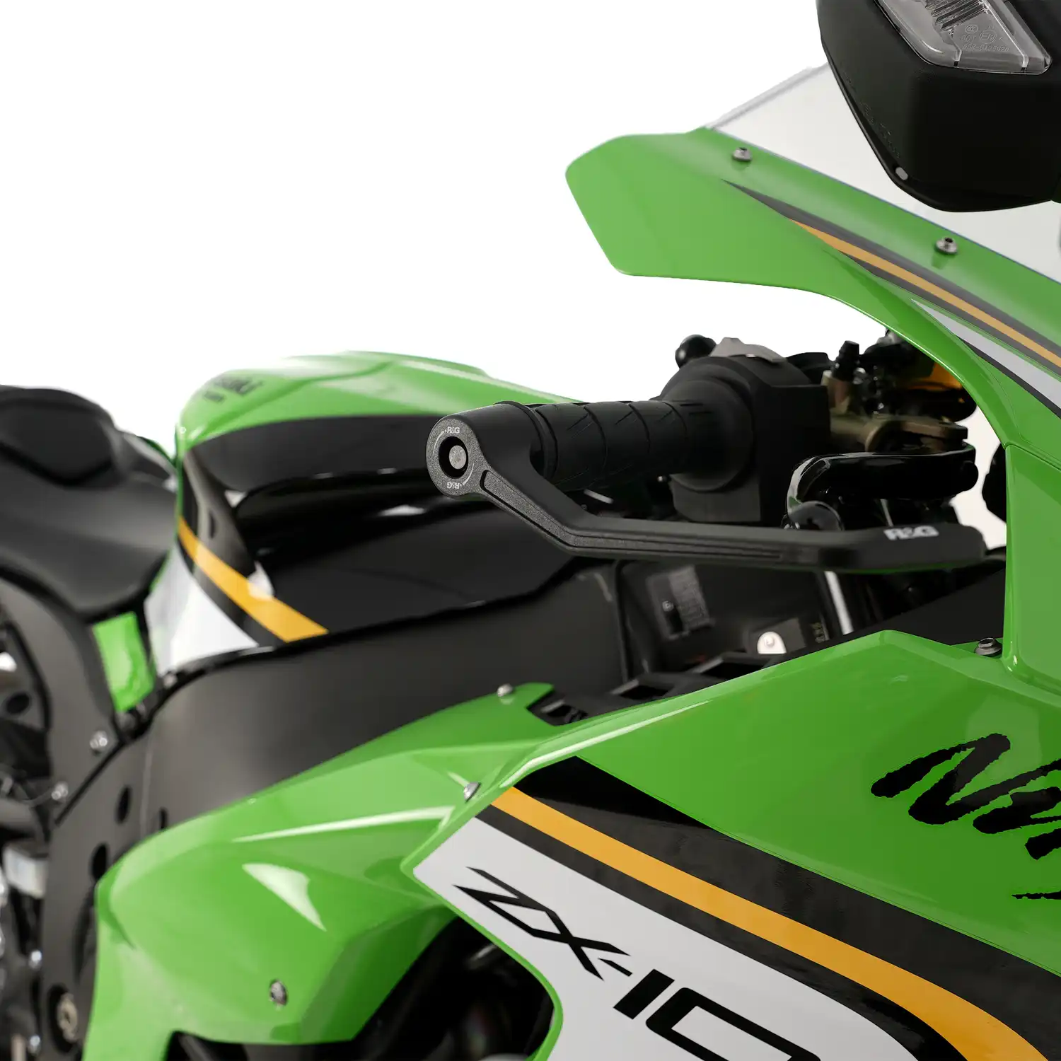 R&G Interlock Brake Lever Guard & LHS Bar End Slider for Kawasaki ZX ...