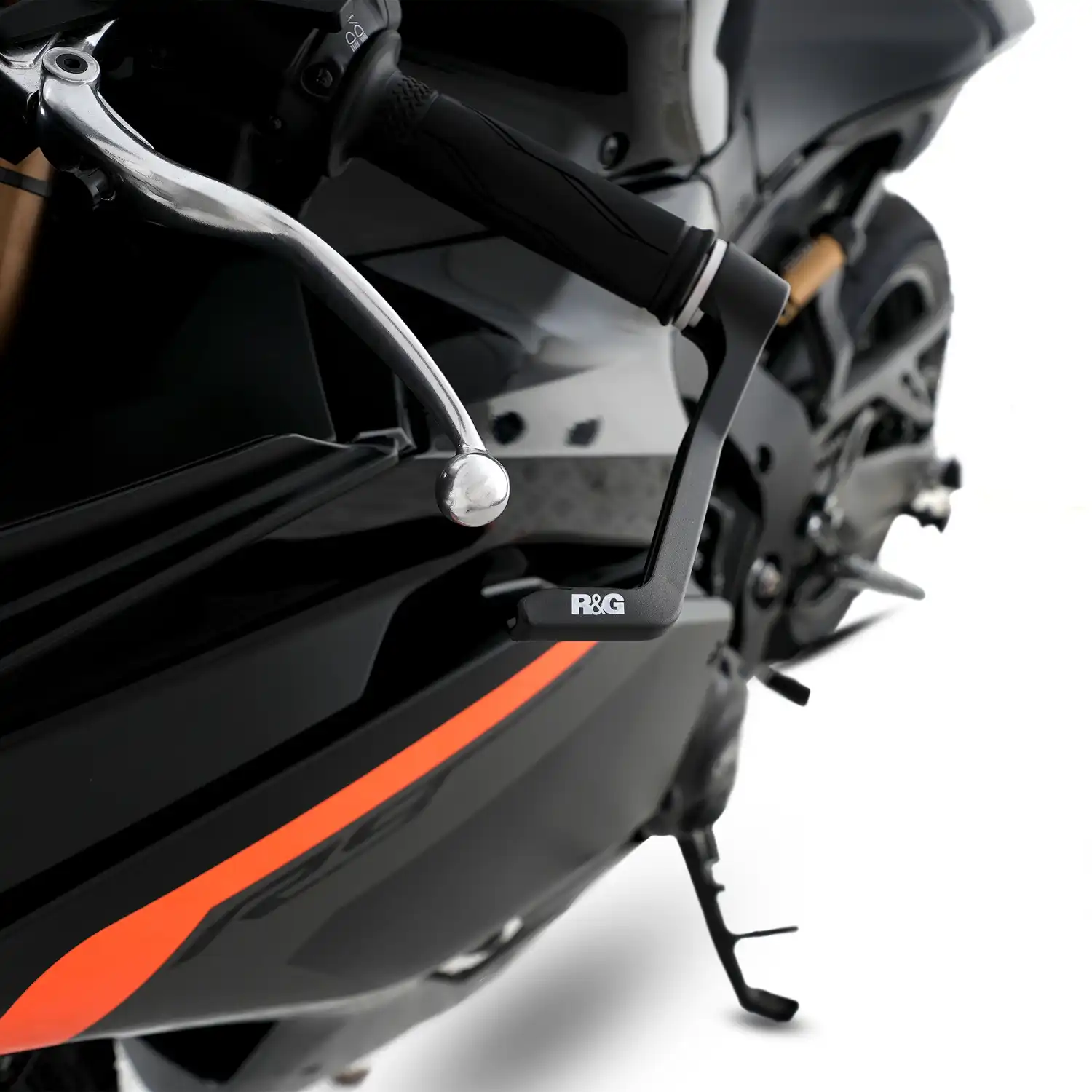 R&G Interlock Brake Lever Guard & LHS Bar End Slider for multiple models.