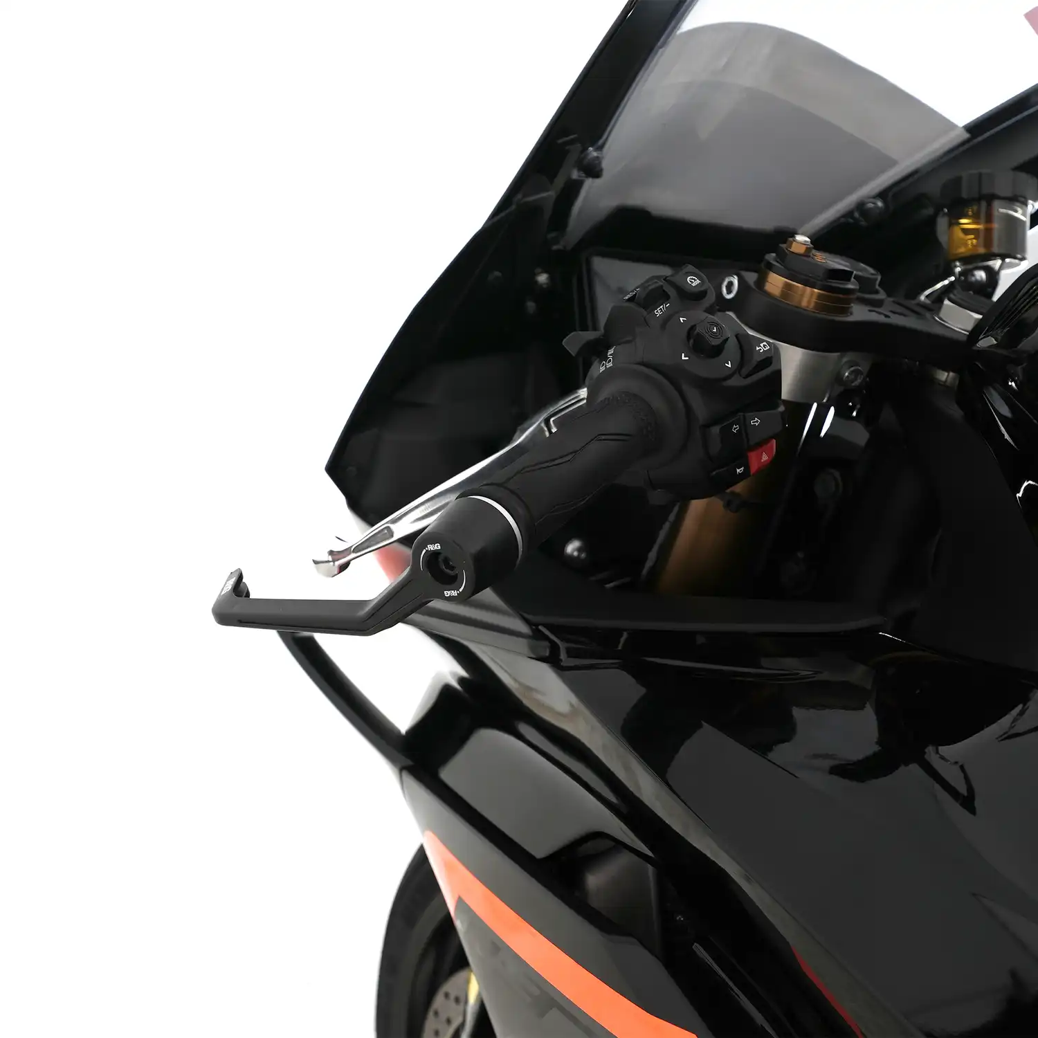 R&G Interlock Brake & Clutch Lever Guards, PAIR for multiple models.