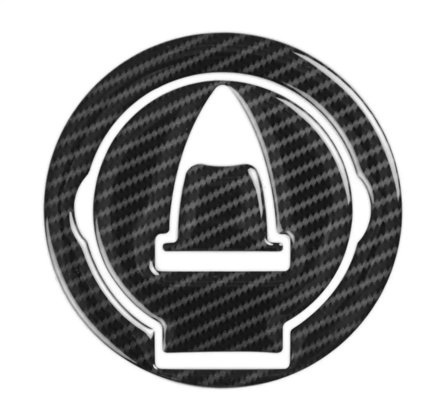 R&G Red Dynamic Carbon Fibre Fuel Cap Protector for Most Ducati models ...