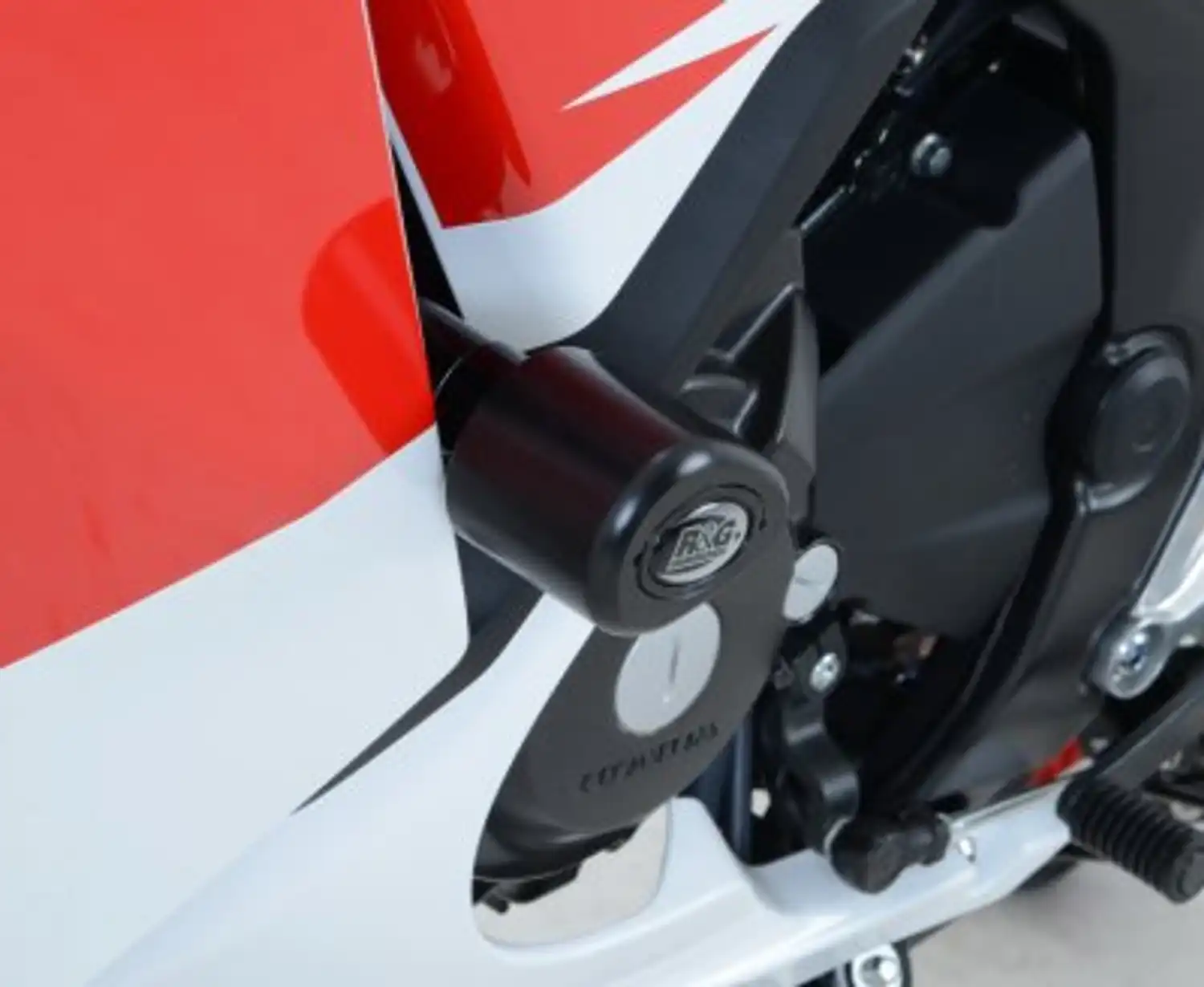 Honda CBR300R '14- Non Drill Aero Style Crash Protectors CP0375Bl CP0375WH