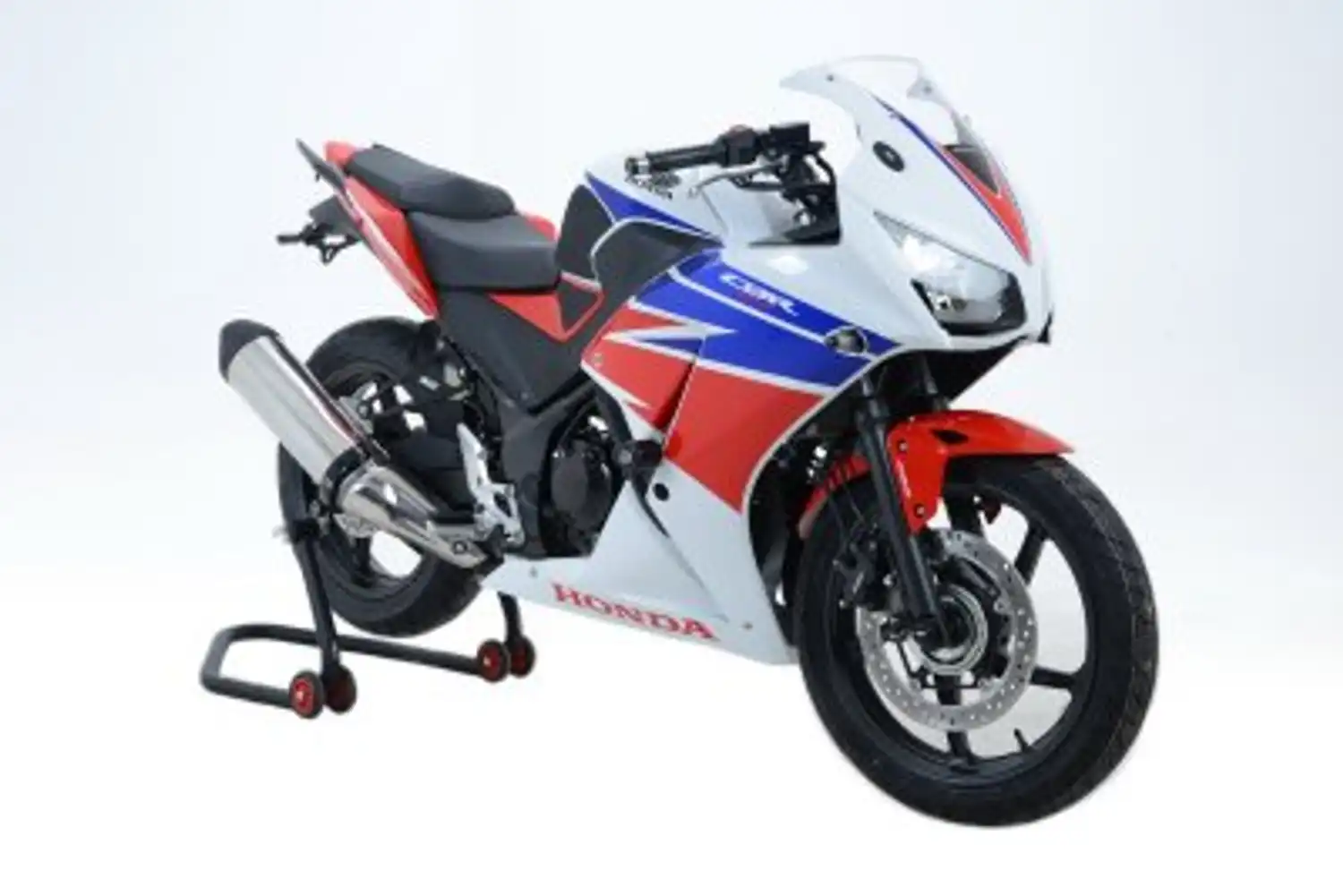 Honda CBR300R '14- Non Drill Aero Style Crash Protectors CP0375Bl CP0375WH