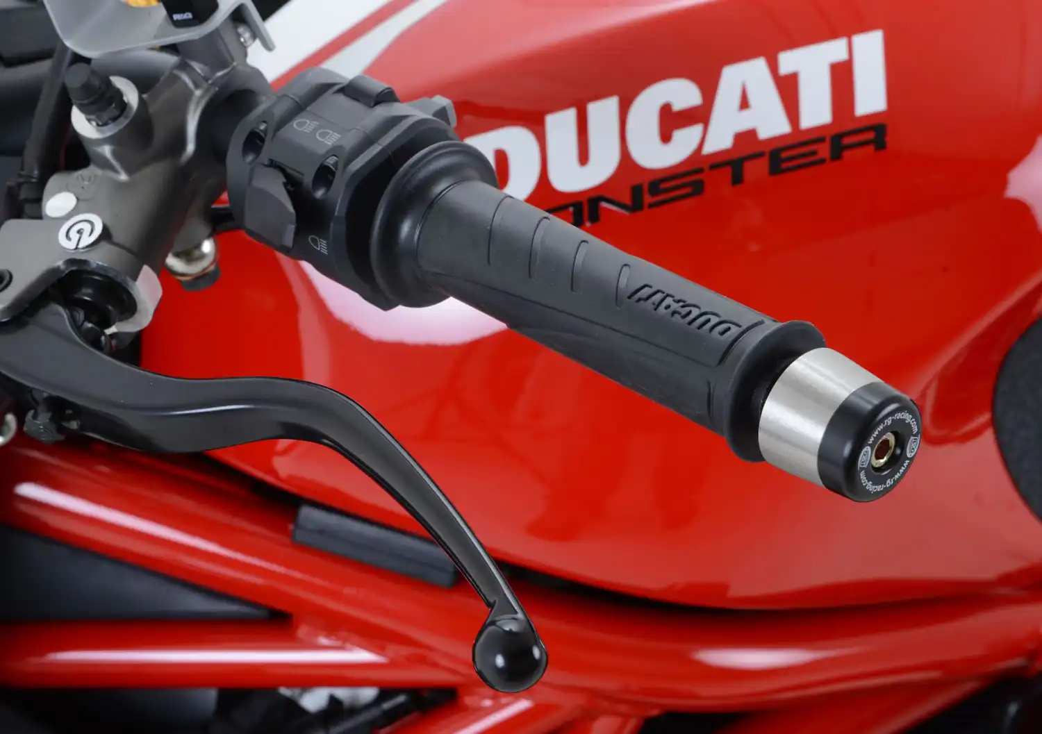 Bar End Sliders for the Ducati DesertX '22-, Ducati Monster 1200R '16 ...