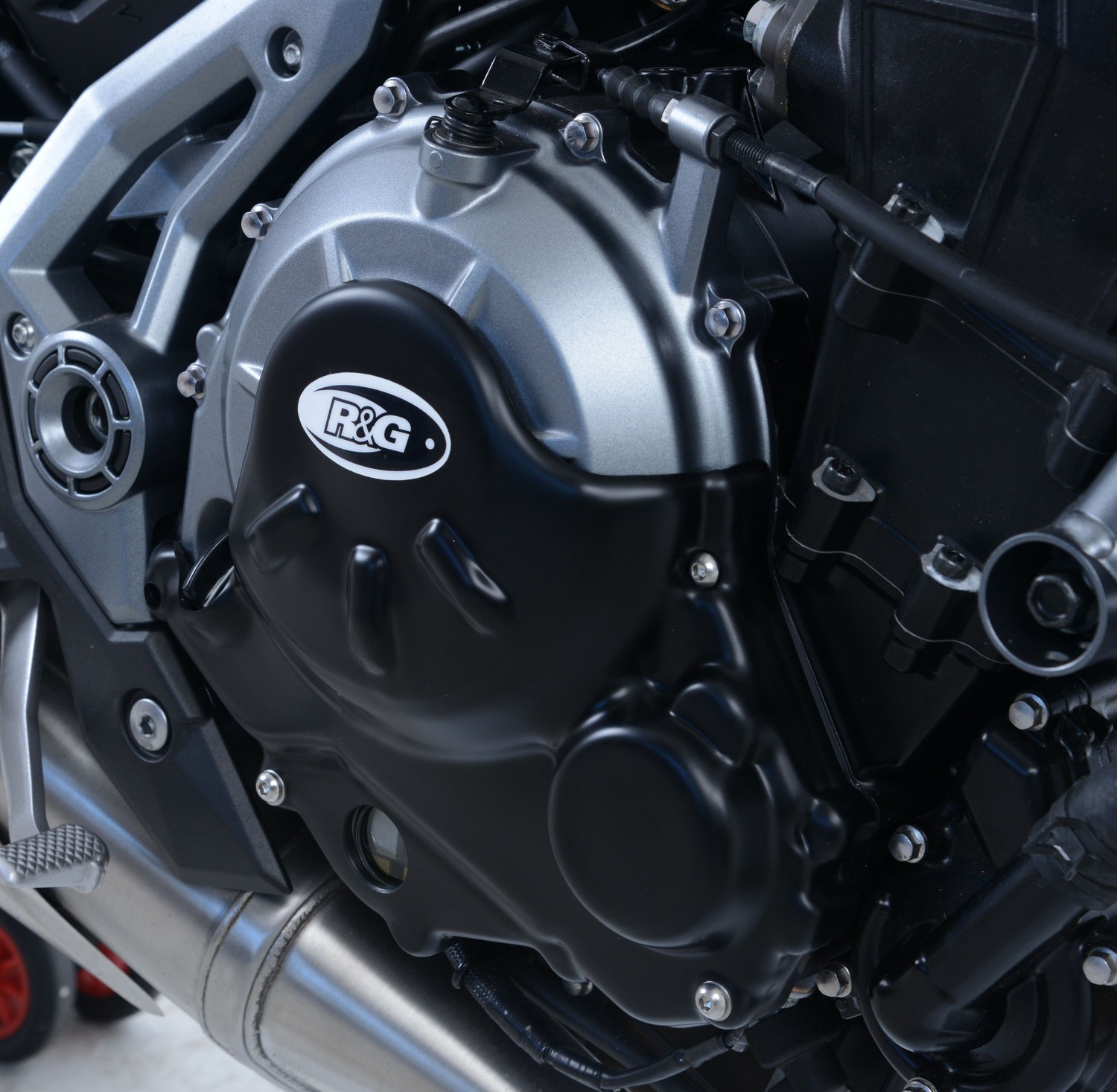 Slash Cut Engine Case Cover for Kawasaki Z650 '17- & Ninja 650 '17 ...